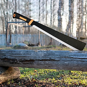 Billhook Sickle Machete for Yard Work Cutting Trees Heavy Duty machetes Mexicanos de Trabajo Best Machete Camping,Gardening Machete,Land Management,Hunting and Outdoor.