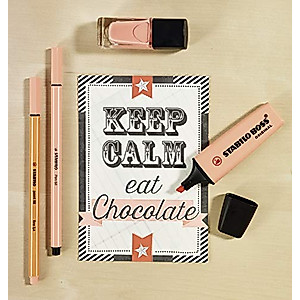 STABILO BOSS Original Fluorescent and Pastel Highlighters – Deskset of 15 Assorted Colours