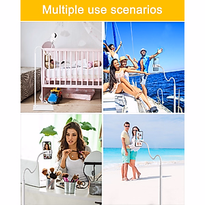 Eadaiylon Monitor Floor Stand Holder for Baby Monitors, Secure Baby Monitor Mount and Adjustable Height, Compatible with Infant Optics DXR-8 Pro