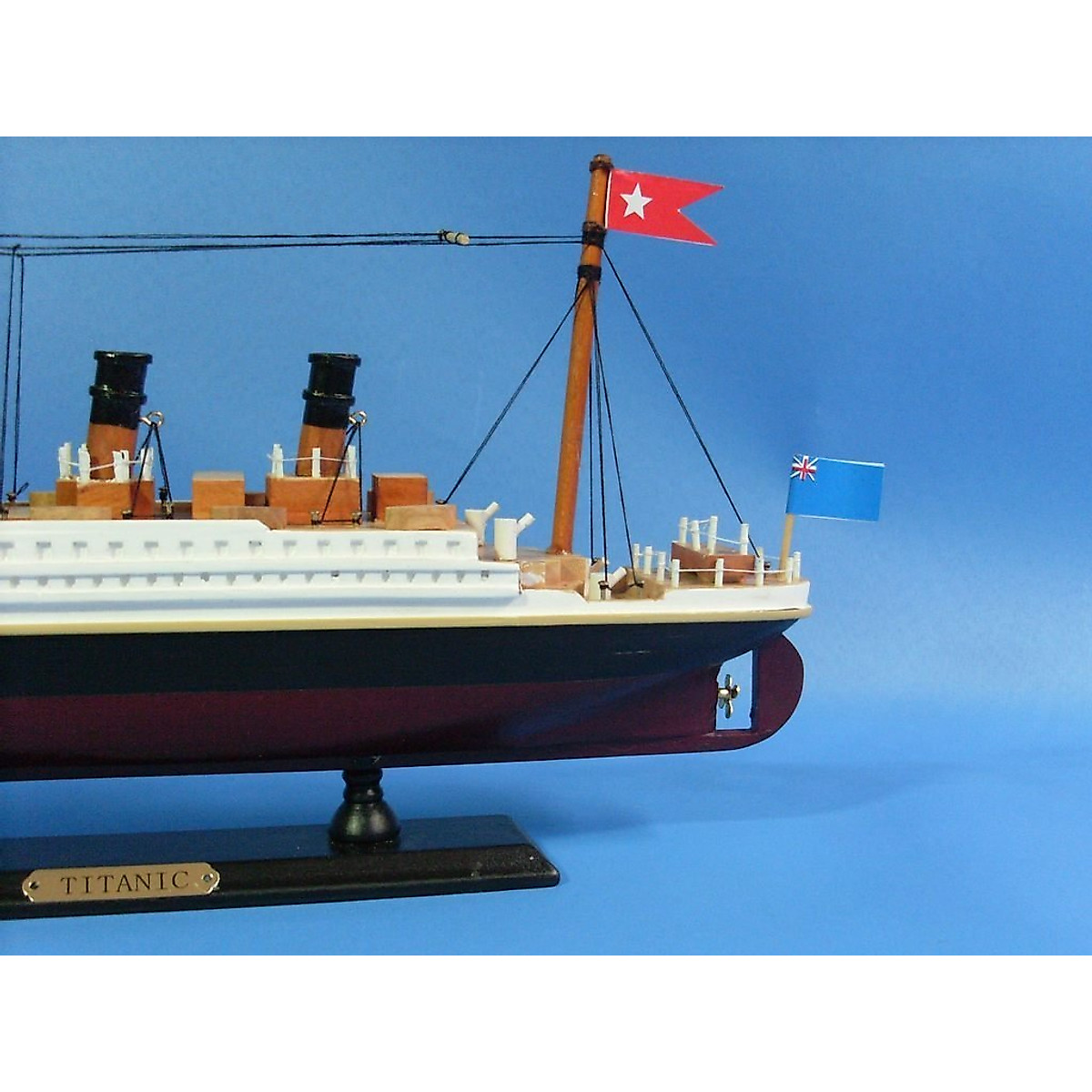 Hampton Nautical RMS Titanic Cruise Ship, 14" , White