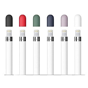 CoBak Replacement Cap for Apple Pencil - Silicone Protective Cap Cover for Apple Pencil 1st Generation (6 Pack)