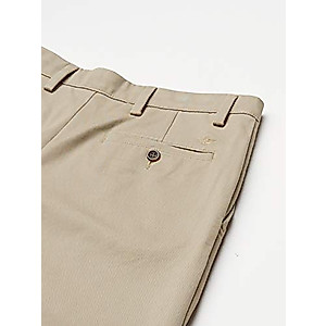 Dockers Men's Classic Fit Easy Khaki Pants-Pleated (Standard and Big & Tall), Timberwolf, 34W x 32L