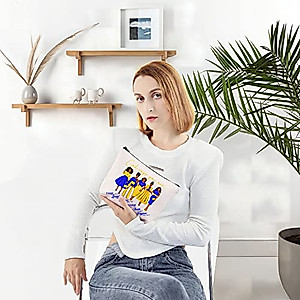 WZMPA Sigma Gamma Rho Cosmetic Makeup Bag Greek Sorority Gift God Says You Are Sorority Makeup Zipper Pouch Bag 1922 SGR Paraphernalia (God Says SGR)