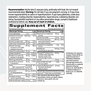 Integrative Therapeutics Clinical Nutrients HP - Multivitamin with Vitamin C, Zinc, Biotin & Vitamin B12 - Antioxidant Support Supplement for Men and Women* - Dairy Free - 60 Capsules