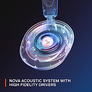 SteelSeries New Arctis Nova 1P Multi-System Gaming wired Headset — Hi-Fi Drivers — 360° Spatial Audio — Comfort Design — Durable — Lightweight—Noise-Cancelling Mic — PS5/PS4, PC, Xbox, Switch - Black