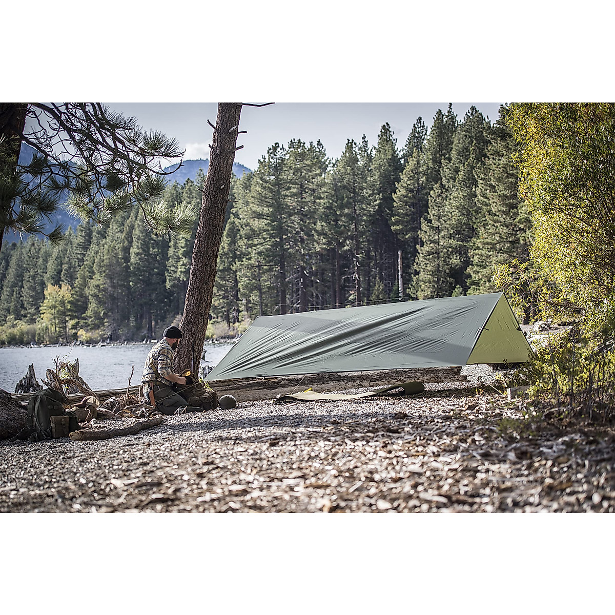 Helikon-Tex Supertarp Black, Bushcraft Line