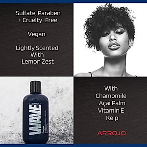 Arrojo Rogue Co-Cleanse Hair Conditioner – Cleansing Conditioner W/Chamomile & Acai Palm - Curl Conditioner For Curly Hair & Healthy Waves – Paraben & Sulfate Free Conditioner (8 oz)