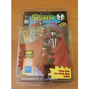 Spawn Flying Cape Figure Mint on Card ~ Comes with Special Edition Comic! MOC ,#G14E6GE4R-GE 4-TEW6W229546