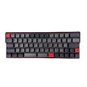 KEMOVE DK61 Wireless 60% Mechanical Gaming Keyboard, Bluetooth 5.1 Hot Swappable Keyboard RGB Backlit PBT Keycaps Full Keys Programmable (Gateron Switch) (Gateron Optical Blue Switch, Dolch)