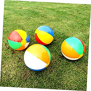 TOYANDONA 12PCS Beach Ball Prom Decorations Inflatable Kiddie Pool Outdoor Kids Toys Swimming Pool for Kids Toys for Kids Outside Toys Kids Playing Ball Kids Swimming Toy Water Park Ball PVC