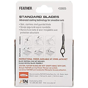 Feather FE-F1-20-100 Standard Blades, 10 Count
