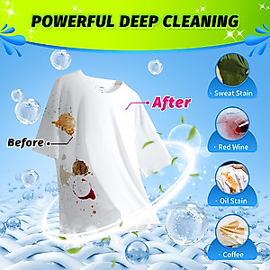 HOMERHYME Laundry Detergent Sheets - Up to 120 Loads (60 Sheets),Unscented,Plastic Free,Laundry Detergent Strips for Travel,Dorms, Home,Apartments,Liquidless Technology,Eco Friendly& Hypoallergenic