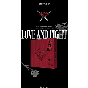 VIXX RAVI Love & Fight 2nd Album CD+1p Poster+80p PhotoBook+1p Sticker+1p PhotoCard+1p Postcard+1ea Mini King Chess+Tracking Kpop Sealed