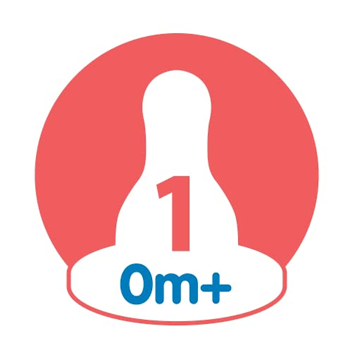 Dr. Brown’s Natural Flow® Anti-Colic Options+™ Narrow Baby Bottles 8 oz/250 mL, with Level 1 Slow Flow Nipple, 3 Pack, 0m+ Blue