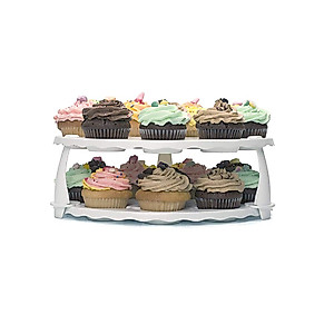 Prepworks by Progressive Collapsible Cupcake & Cake Carrier, Holds 24 Cupcakes