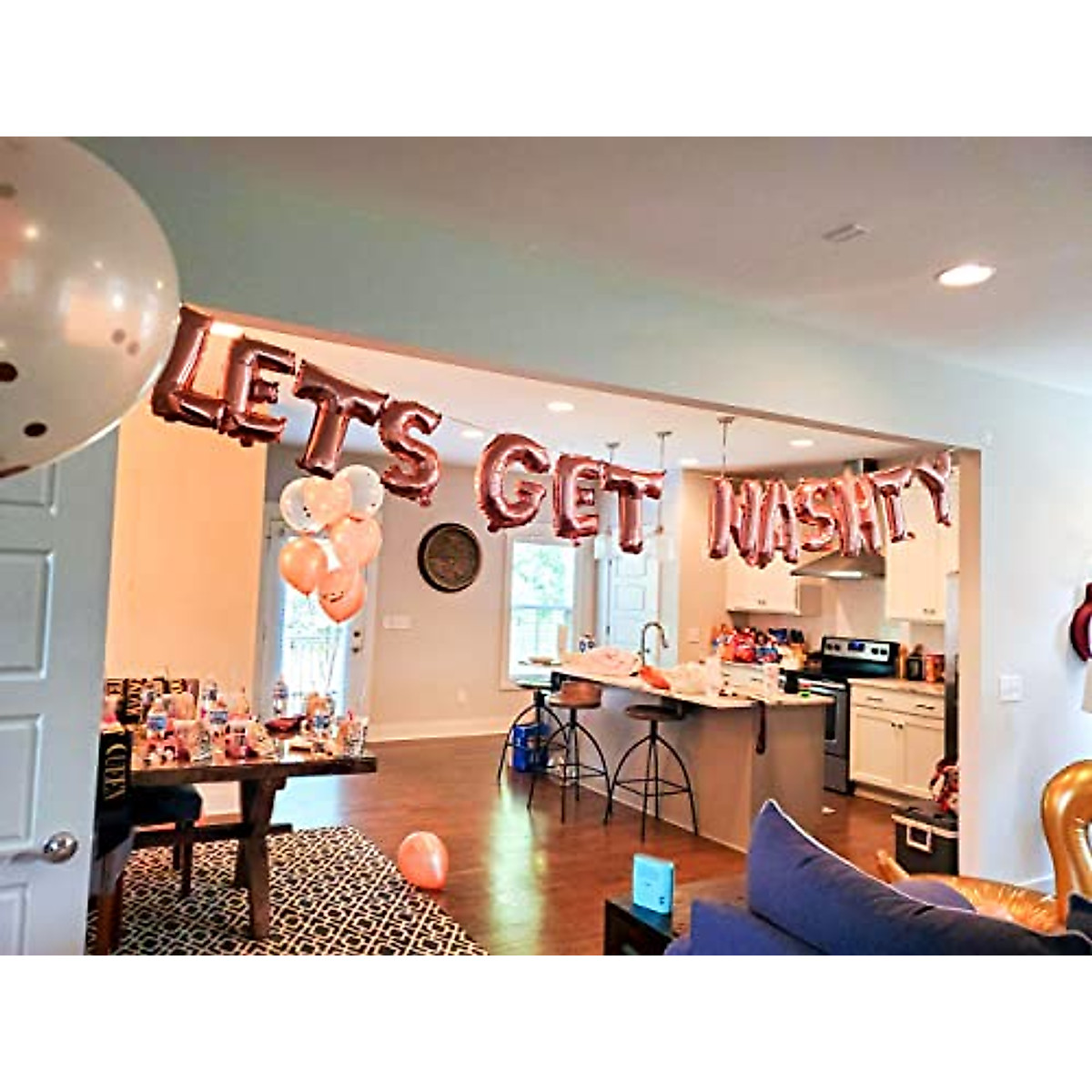 JeVenis Rose Gold Lets Get Nashty Balloons Nashville Bachelorette Party Decor Nash Bash Bachelorette Party Decorations Lets Get Nashty Sign Nashville Party Supply