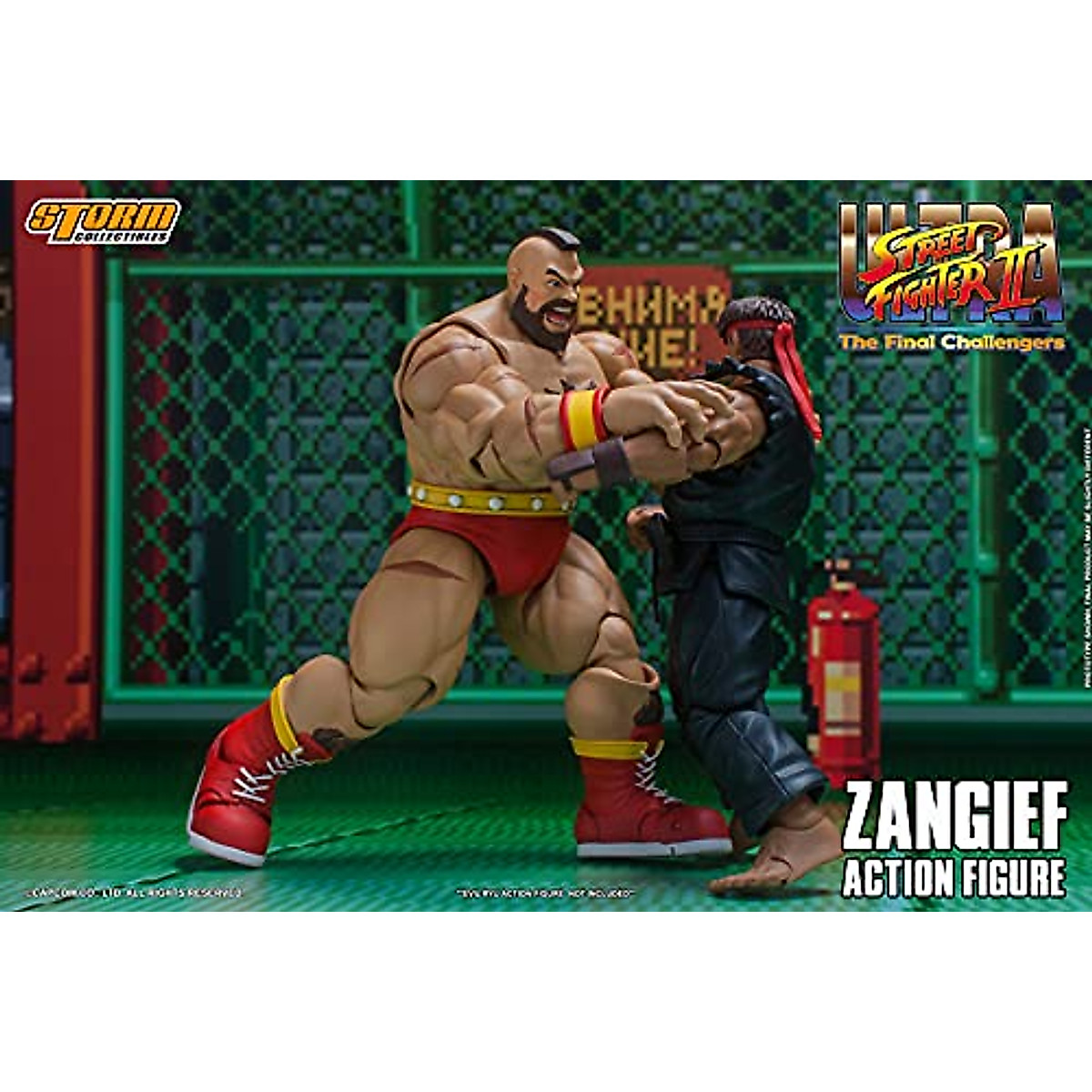 Storm Collectibles - Ultimate Street Fighter II: The Final Challenger - Zangief, Action Figure, STM87180 Red