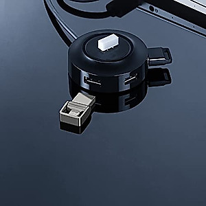 SHYPT The 4-Port Expansion USB Splitter 2.0 4-Port HUB Hub Docking Station Laptop USB C Hub