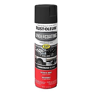 Rust-Oleum 248657 Rubberized Undercoating Spray, 15 oz, Black
