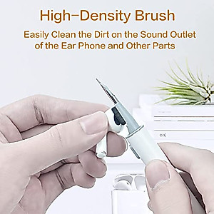 Tresoba Cleaning Pen for Airpods Cleaner Kit Compatible with Airpods Pro 1 2 Wireless Earphones, Airpods Cleaning Tools for Bluetooth Earphones Cleaning Pen (White-2)