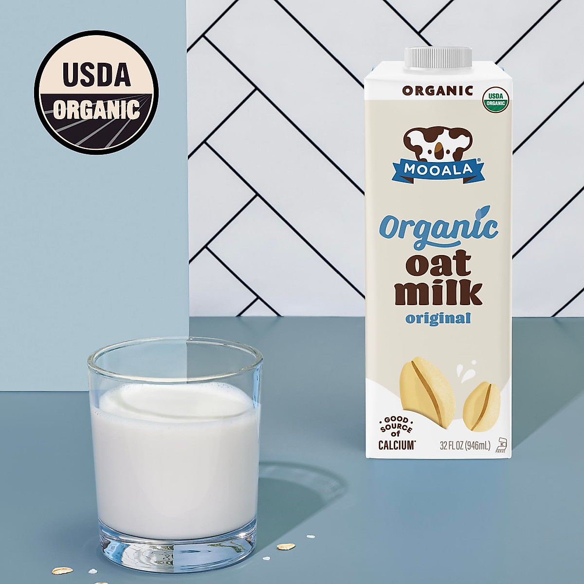 Mooala - Organic Oatmilk, Unsweetened 32oz (Pack of 6) (32 fl oz (pack of 6), Original)