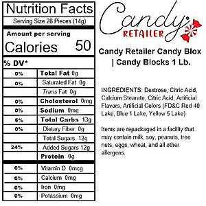 Candy Retailer Candy Blox | Candy Blocks 1 Lb.