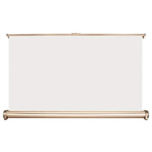 20" Inch Portable Projector Screen, 16:9 Manual Floor Pull Up, with Scissor Backed Projector Screen, Portable Home Theater Office Classroom Projection Screen