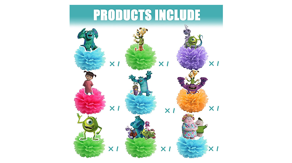 Monster Centerpieces for Fun Birthday Parties