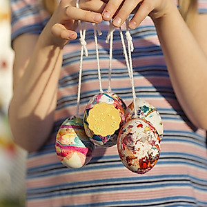 CRASPIRE Easter Bunny 2" Gold Foil Embossed Envelope Seals Stickers 100pcs Cute Rabbit Self Adhesive Embossing Certificate Seals Sticker Label for Wedding Invitations Gift Packaging