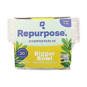 Repurpose, Eco-Bigger Bowls 16 Ounce, 20 Count