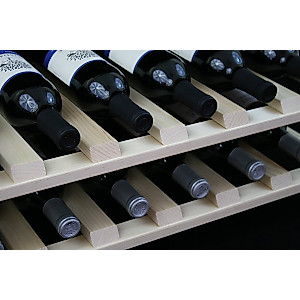 Creekside 48 Bottle Modular Wine Shelves (Pine) by Creekside - Exclusive 12-inch deep design, bottle necks don't stick out! Quality, high grade pine, 12", Pine