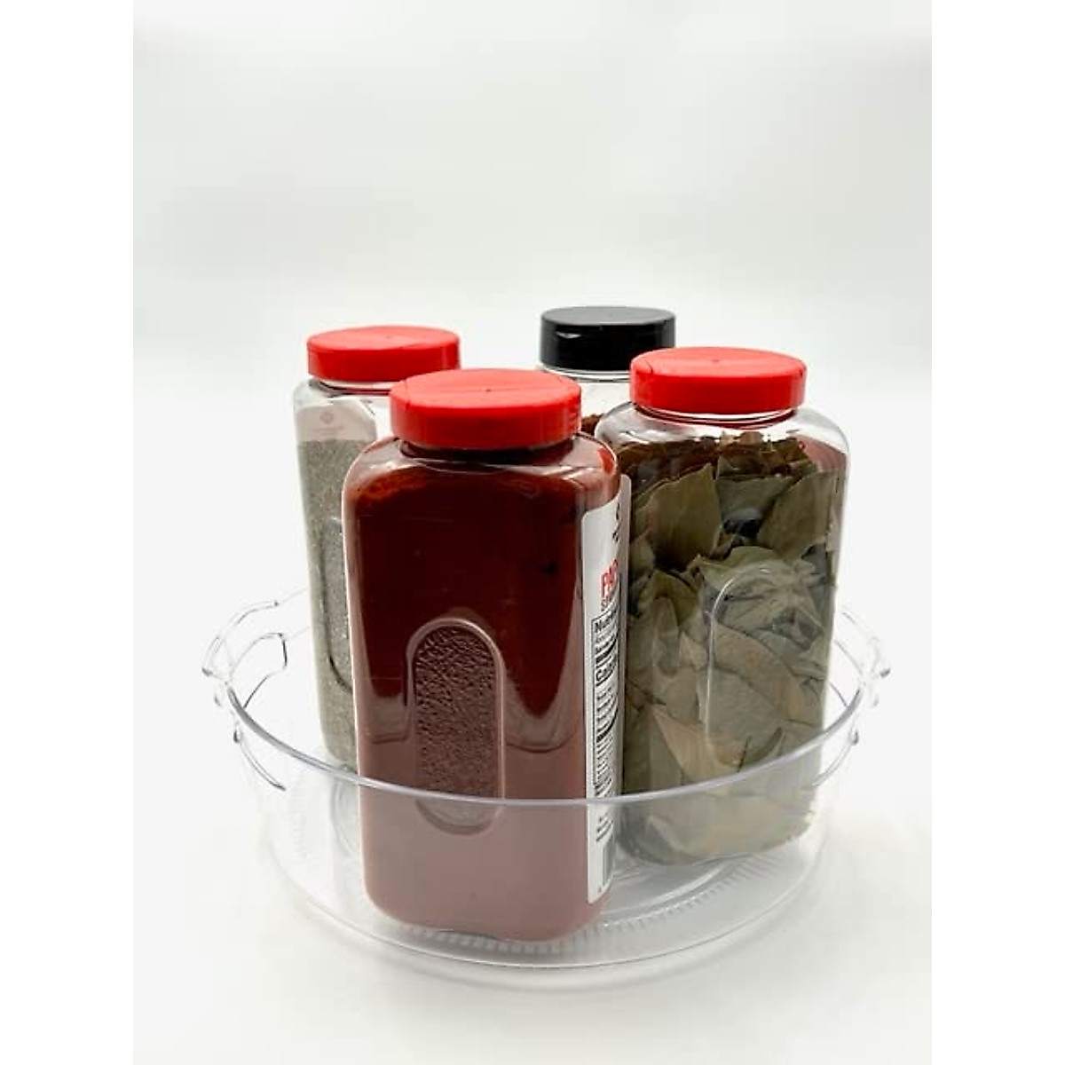 Clear Refrigerator Organizer Set of 2, Fridge, Pantry, Office & Bathroom Organizer, Storage, Organization, and Visibility in Every Space. BPA FREE. Includes guide to store efficiently