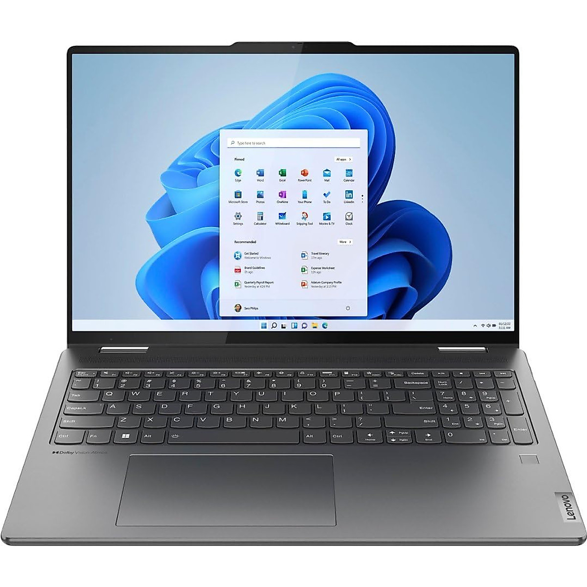 Lenovo Yoga 7i 16 2023 2-in-1 Laptop 16" FHD+ IPS Touchscreen 10-Core Intel i5-1335U 8GB RAM 1TB SSD Iris Xe Graphics Thunderbolt 4 Wi-Fi 6E Backlit KB Fingerprint Windows 10 Pro w/ONT 32GB USB