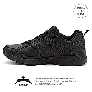 Avia Avi-Union II Non Slip Shoes for Men Food Service - Comfort Restaurant Work Men's Shoes, Black or White Slip Resistant Shoes for Men, Medium, Wide or Extra Wide