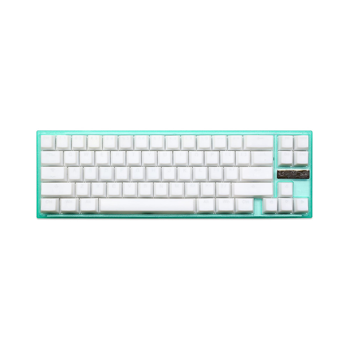 Taihao Cubic Profile Nana De Coco Translucent Backlit Doubleshot keycaps for DIY gaming mechanical keyboard oem profile Forested (NanaDeCoco Forested Keycap)