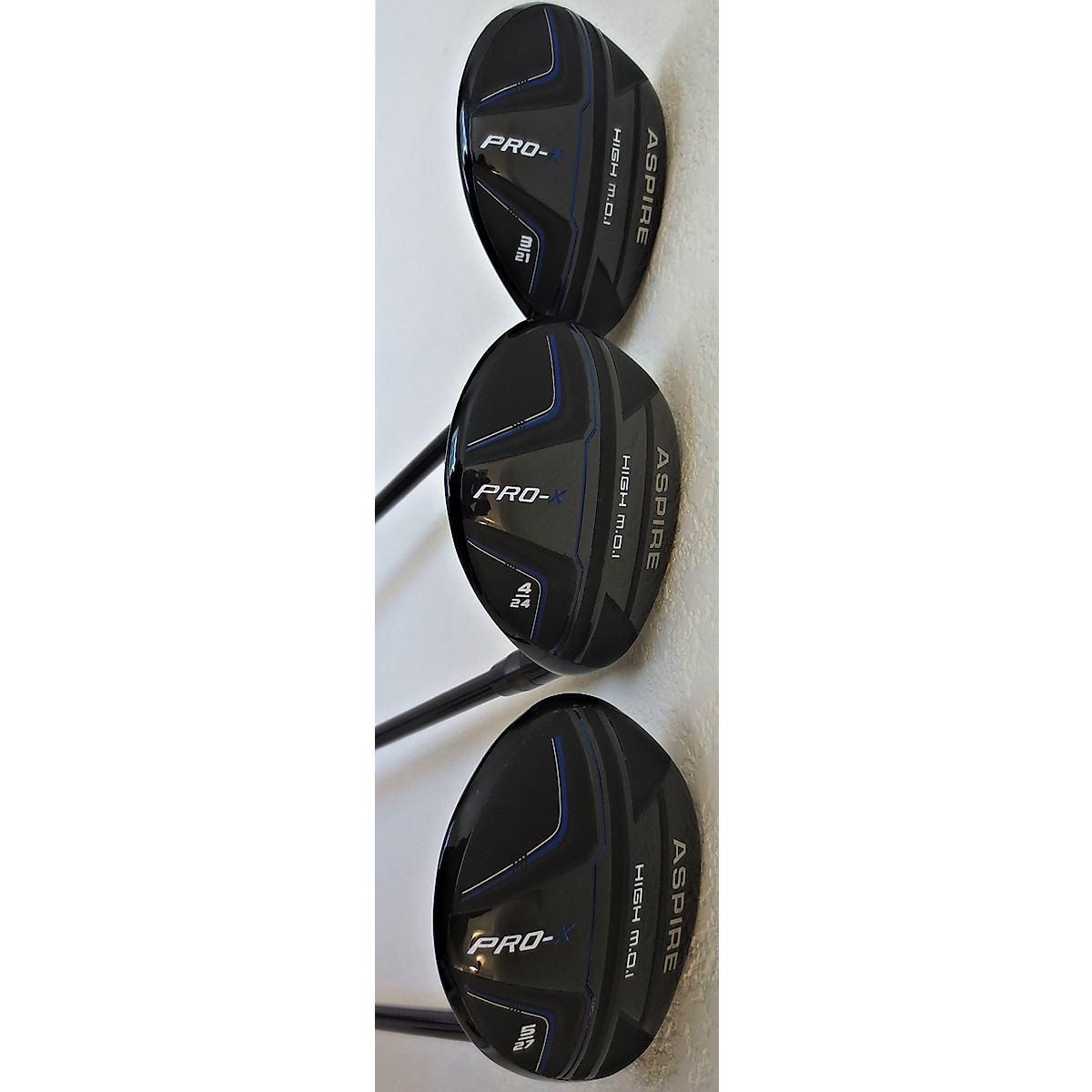 Mens Complete Golf Set - Custom Made Clubs for Tall Men 6'0"- 6'6" Tall Forged Ti Driver, 3 Wood, 3, 4, 5 Hybrids, Irons, Sand Wedge Putter, Stand Bag Stiff Flex Professional Quality