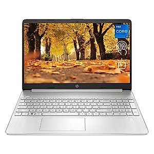 HP 15.6" Full HD Touchscreen Laptop, Intel Core i7-1165G7 Processor, 32GB RAM, 1TB SSD, Webcam, SD Card Reader, HDMI, FP Reader, Backlit Keyboard, Bluetooth, Wi-Fi, Windows 11 Home, Natural Silver