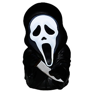 Spirit Halloween Ghost Face ® Light-Up Horror Statue | Officially Licensed | Horror Decoration