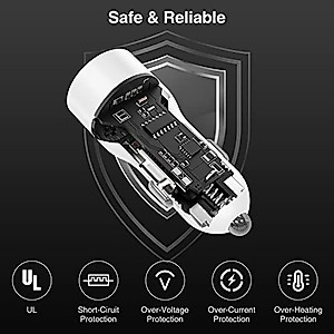 Susnwere USB C Car Charger for iPhone 13 12, [Apple MFi Certified] 6Ft Lightning to Type C Cable, 45W PD Car Fast Charger Adapter for iPhone 14 13 12 11 Pro Max Mini XR XS X 8 Plus
