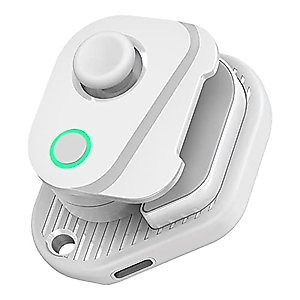 SamFansar Phone Joystick Portable Mobile Gaming Control Joystick Plug and Play Compatible with iPhone White