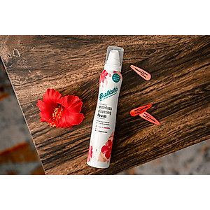 Batiste Waterless Cleansing Foam Cleanse and Smooth with Hibiscus Root, 3.60 OZ