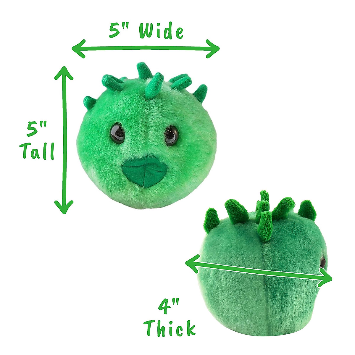 GIANTmicrobes Chlamydia Plush - Learn All About STIs, Educational Gift for Friends, Scientists, Family, Healthcare Experts, Public Health, Doctors, Students and Anyone with a Healthy Sense of Humor