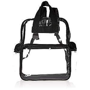 Clear Backpack, Camping Hiking Daypacks, Transparent Backpacks (Clear - 14")