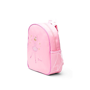 GLOBAL FBA INC Girls Dance Backpack Toddler 3-8 Years Pink