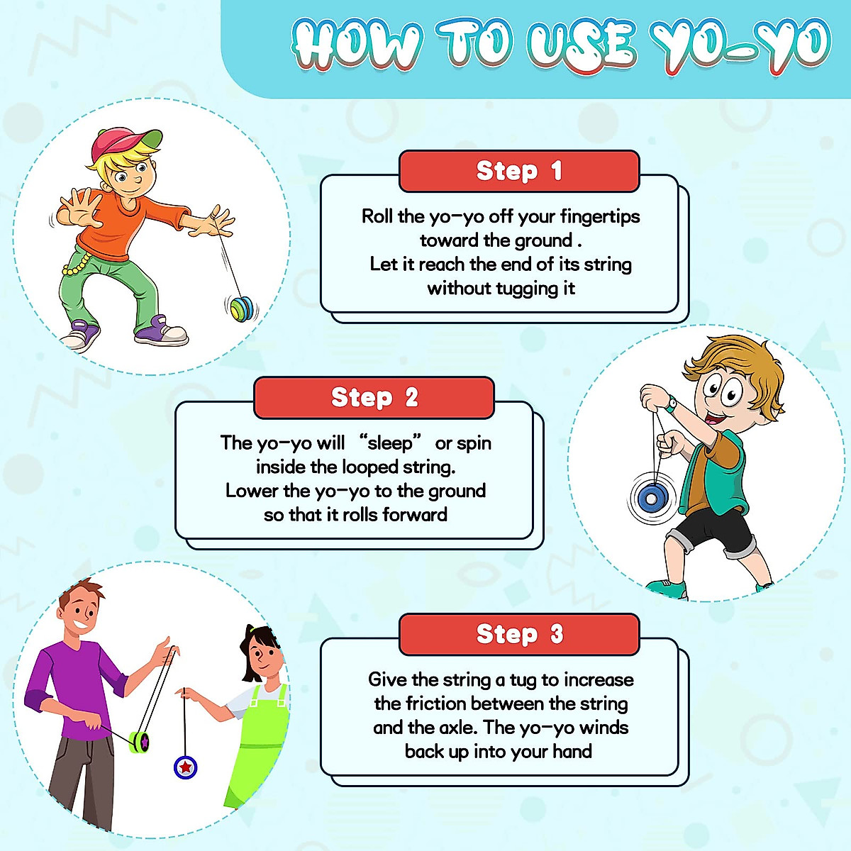 Lenwen Yoyos for Kids, Beginners Metal Yo Yo Toys with Colorful Designs Adults Teens Birthday Party Favors, Holiday Stocking Fillers, Classroom Prizes(100 Pcs, Rainbow)