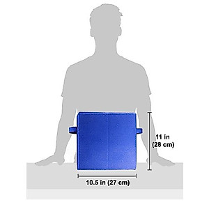[10-Pack,Blue] Foldable Storage Cubes with Dual Handle Shelves Baskets Bins Containers Home Decorative Closet Two Handles Organizer Household Fabric Cloth Collapsible Box Toys Storages Drawer