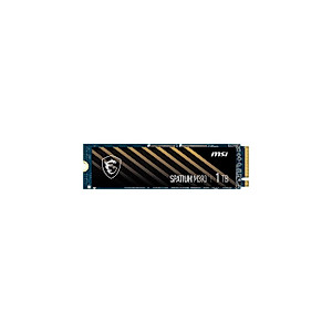 MSI SPATIUM M390 NVMe M.2 1TB Internal Gaming SSD PCIe Gen3 up to 3300MB/s 3D NAND Up to 1200 TBW
