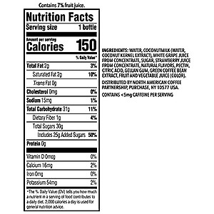 Starbucks Pink Drink, Strawberry Acai with Coconut Milk, 14oz Bottles (12 Pack)