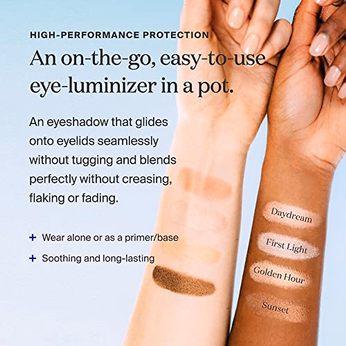 Supergoop! Shimmershade, Golden Hour - 0.18 oz - Long-wearing Cream Eyeshadow with Broad Spectrum SPF 30 Sunscreen - Instantly Brightens Eye Area - Won’t Crease, Flake or Fade