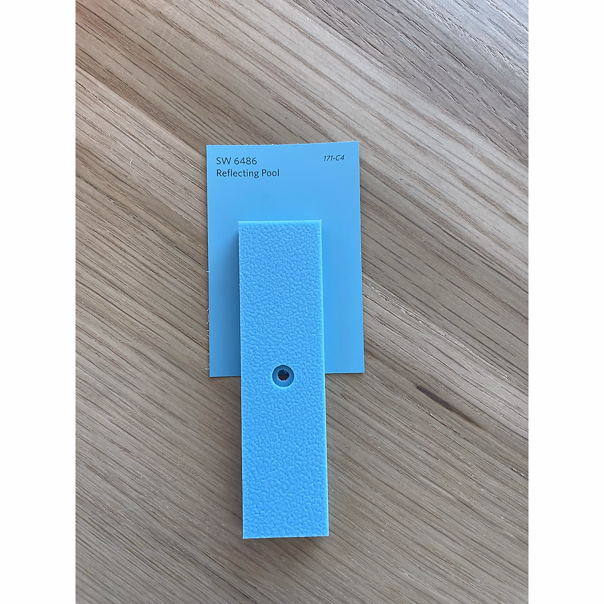 Aqua House Numbers for Mailbox Post, 4 Inches tall, plastic with stainless steel screws included (B)